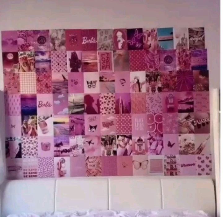 (PINK) POSTER DINDING AESTHETIC || SIZE A6, A5, A4 || POSTER AESTHETIC ...