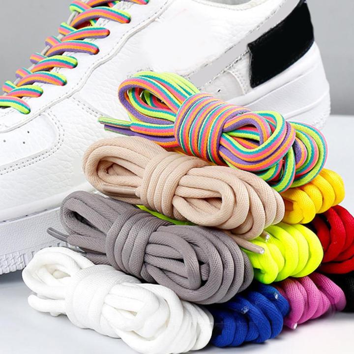 1 Pair 140cm Classic Casual Round Long Shoelaces Top Quality Polyester ...