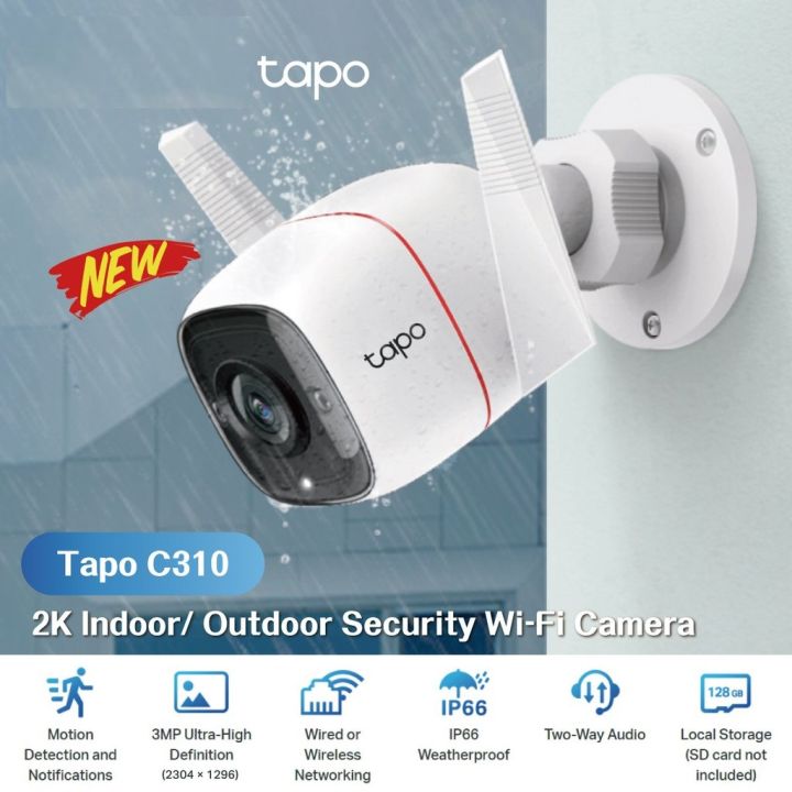 TAPO C310 2K / TAPO C320WS 4MP Ultra High Definition Full Color Night ...