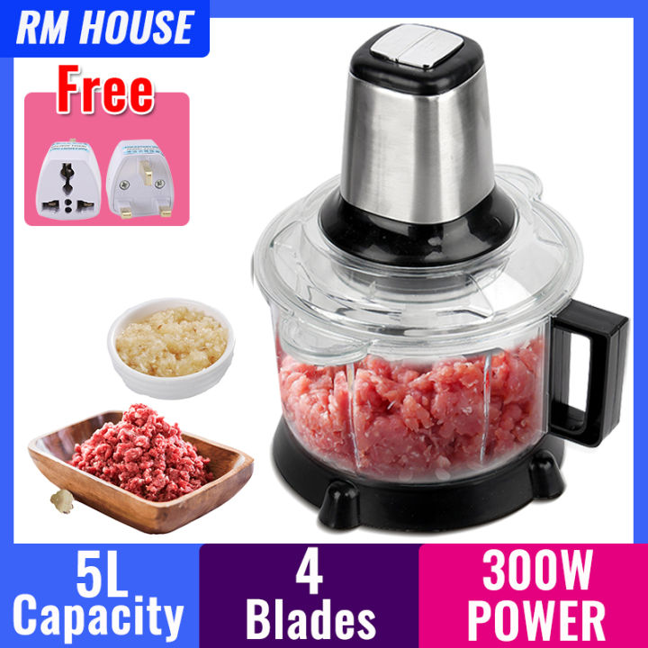 【Ready Stock】RM House ZQ Meat Grinder Blender 5L Capacity Mixer Machine ...