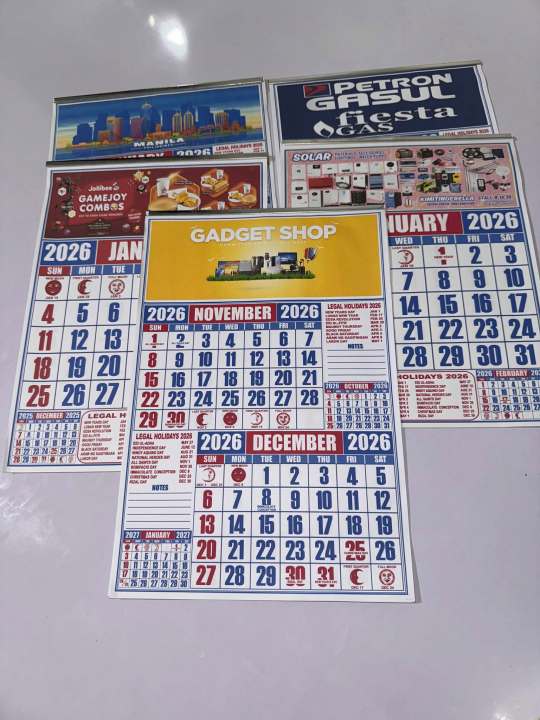 2026 commercial calendar , personalized cuztomized calendar letter a4 ...