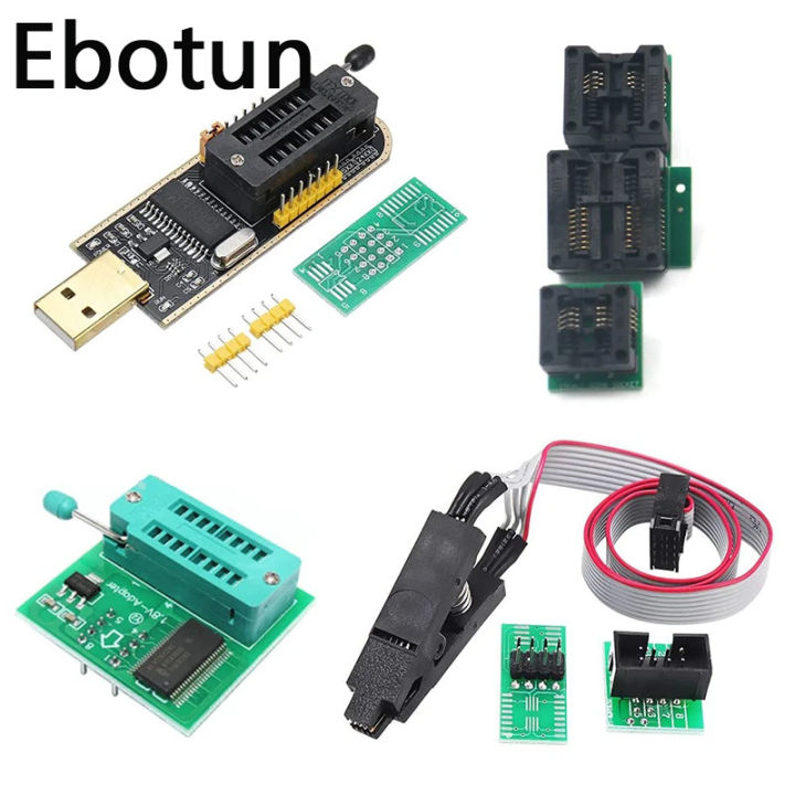 SOIC8 SOP8 Flash Chip IC CH341A USB Programmer Flash BIOS Chip USB ...