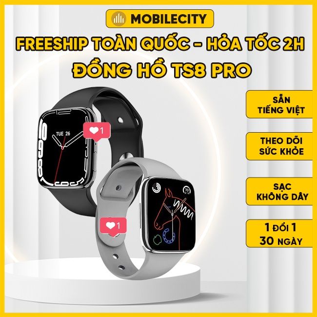 Đồng Hồ Thông Minh TS8 Pro 1.92 Inches, Đo Nhịp Tim, Theo Dõi Giấc Ngủ ...