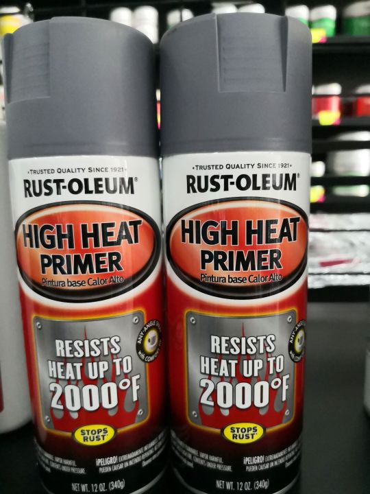 RUST OLEUM High Heat Primer (Grey) | Lazada