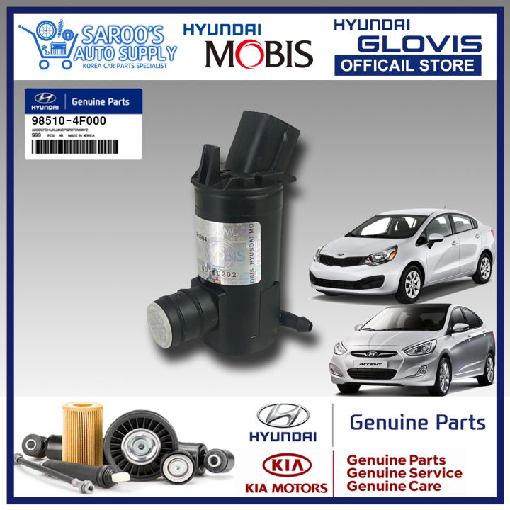 [Genuine] Windshield Washer Pump For Accent , Rio , For Sedan Original ...