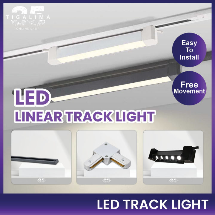Linear LED Track Light 10W 20W 30W Spotlight LED Linear Light 1 Meter ...
