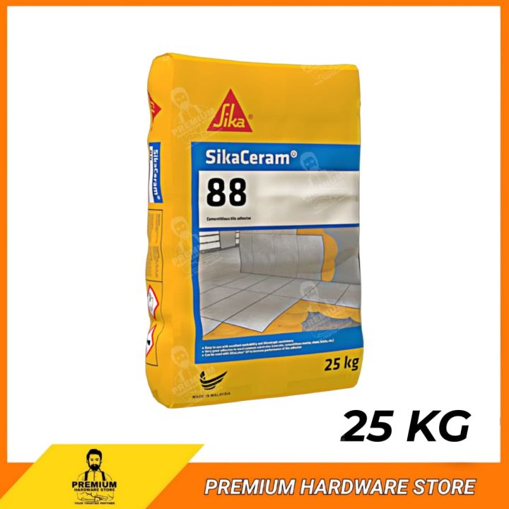 SIKA CERAM 88 Cement Gum For Laying Tiles Tiles Adhesive 25KG | Lazada