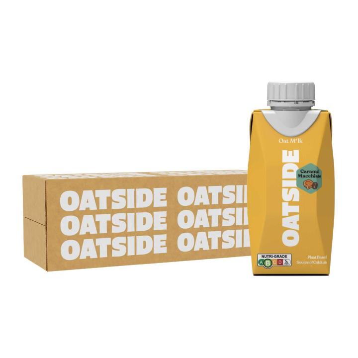 Oatside Caramel Macchiato Oat Milk Pocket Packs - Case (24 x 200ML ...