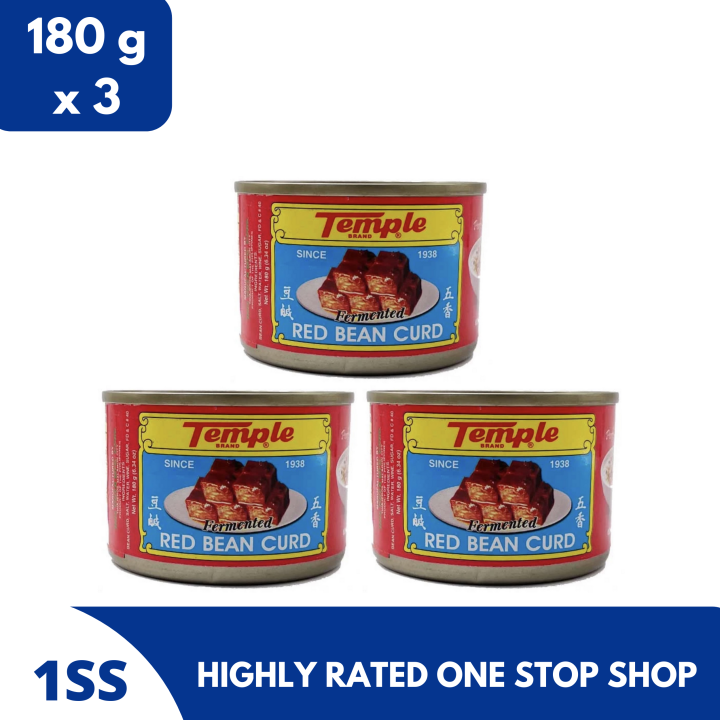 Temple Fermented Red Bean Curd, 180g set of 3 | Lazada PH