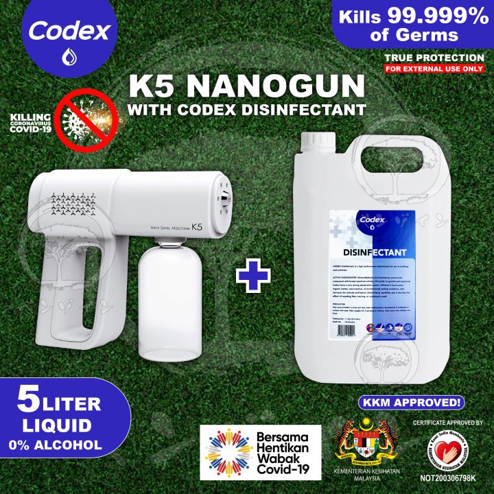 FREE SHIPPING!🔥Ready stock🔥 K5 + codex disfectant 5L 🔥KKM APPROVED🔥 ... FREE SHIPPING!🔥Ready stock🔥 K5 + codex disfectant 5L 🔥KKM APPROVED🔥 ...