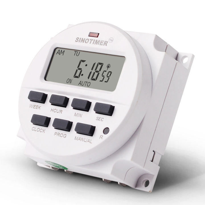 【Ready Stock】SINOTIMER TM618sH-2 220V Weekly 7 Days Digital ... 【Ready Stock】SINOTIMER TM618sH-2 220V Weekly 7 Days Digital ...