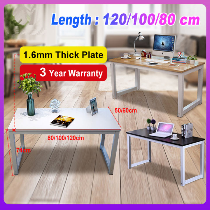 【3 Year Warranty】FUSSIN Wooden Durable Computer Desk Laptop Table for ...