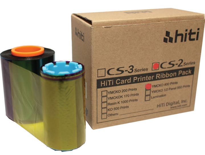 hiti Genuine YMCKO ribbon (original ribbon) for hiti CS series card ...