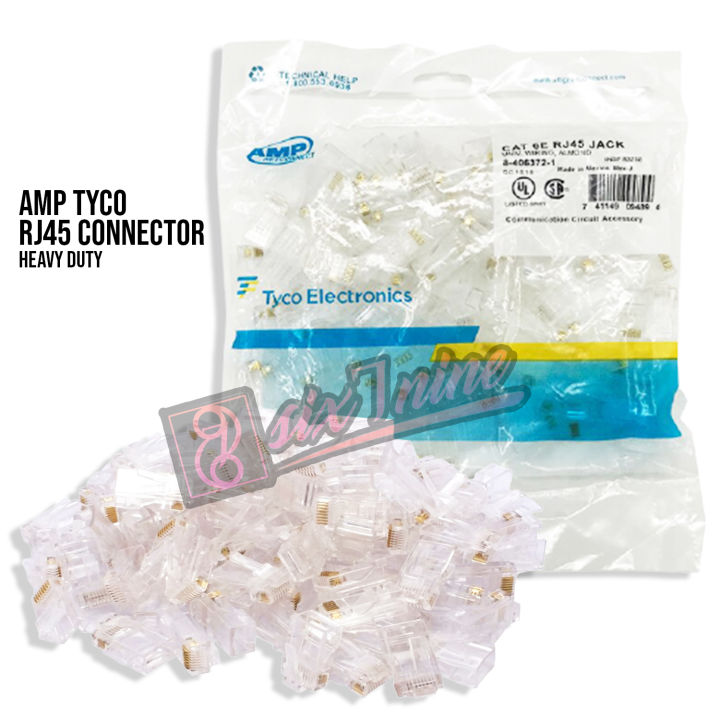 AMP TYCO RJ45 Connector Heavy Duty | Lazada PH