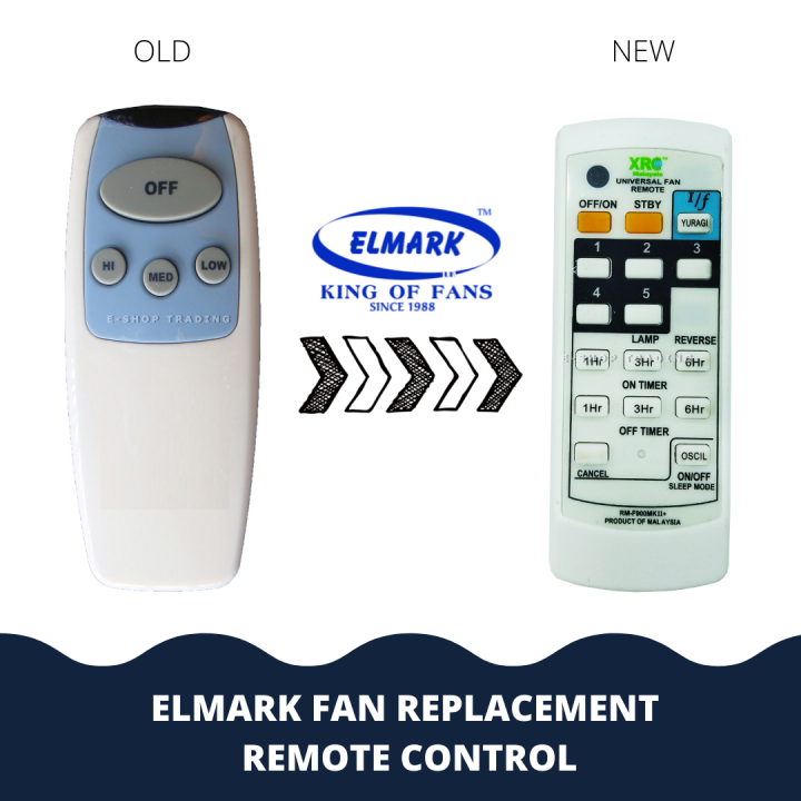 ELMARK CEILING FAN REPLACEMENT REMOTE CONTROL | Lazada