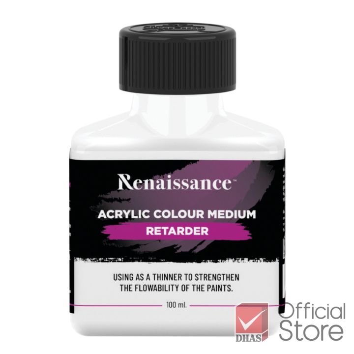 [E-tax E-Receipt] Renaissance สื่อผสมสีอะคริลิค รีทาร์ดเดอร์ 100 มล. ...