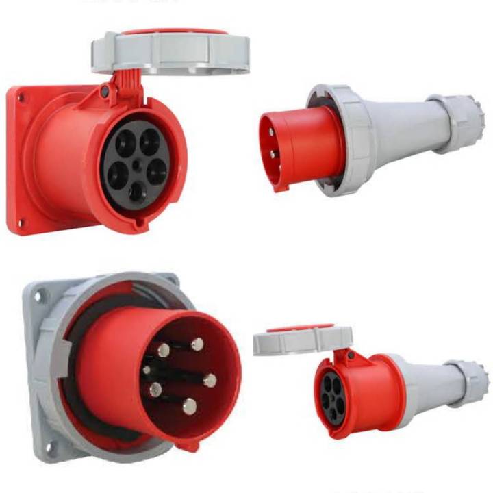 PLUG POWER 5pin 125A 3Phase 3P+N+E IP67 กันน้ำ | Lazada.co.th