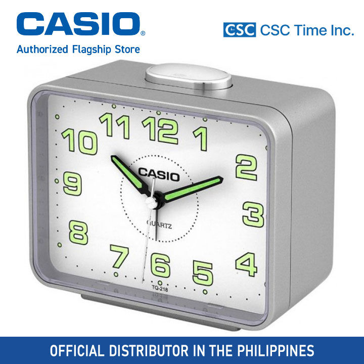 Casio Table Top Travel Alarm Clock (TQ-218-8DF) | Lazada PH