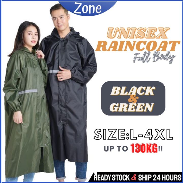 TS13 Raincoat Unisex Waterproof Full Body Rainsuit Motorcycle Long Rain ...