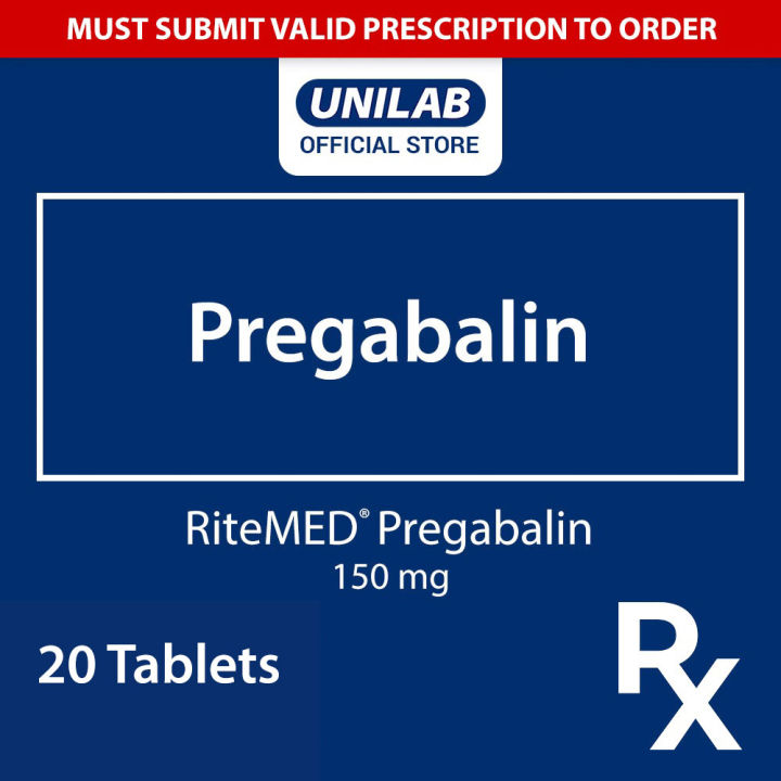 RX: RiteMED Pregabalin 150 mg 20s | Lazada PH