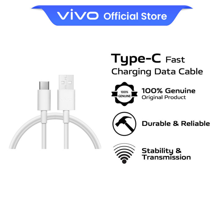 vivo Fast Charge Type-C™ to USB Cable | Sync & Charge | Lazada