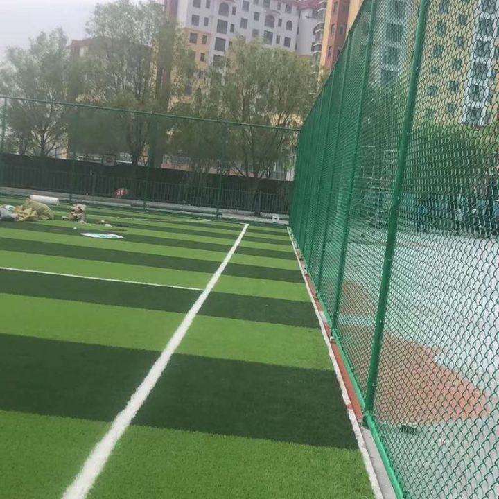 Spot outdoor tennis court fence stadium barbed wire football field ...