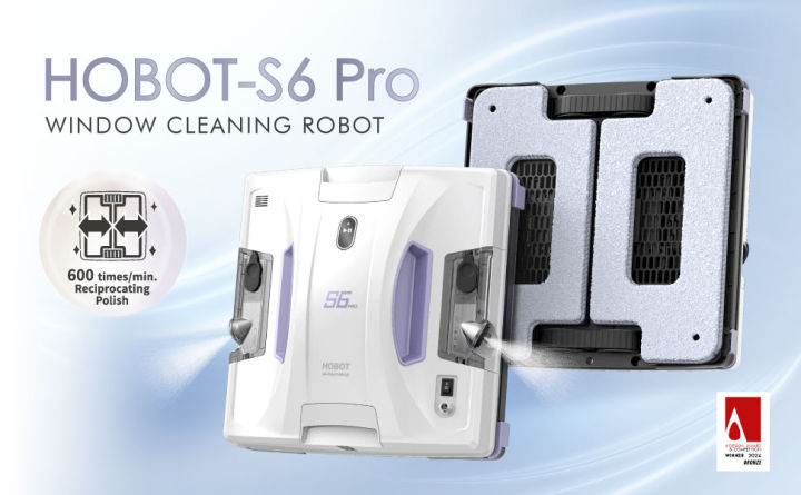 Hobot-S6 Pro Ai-Technology Window Cleaning Robot Patented 2-Mop ...