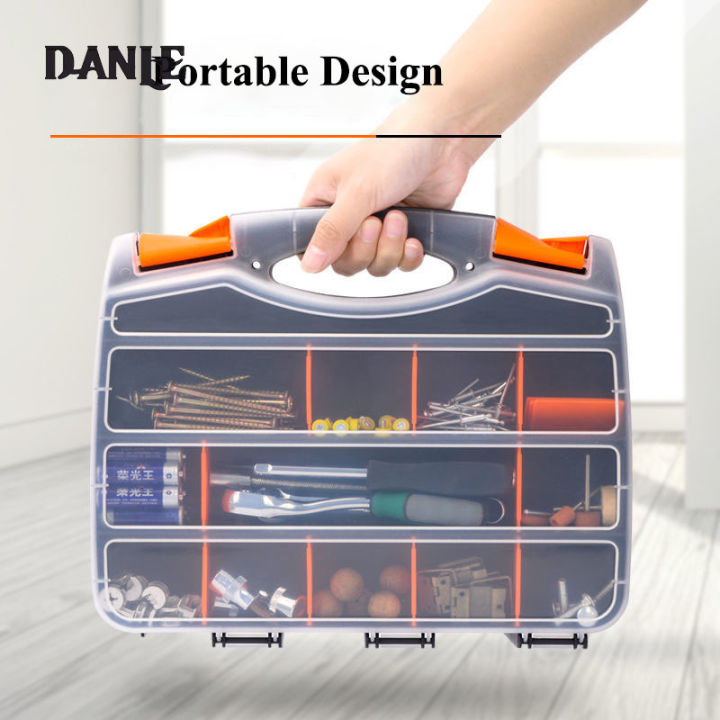 DANLE Portable parts box screw sorting storage box Hardware component ...