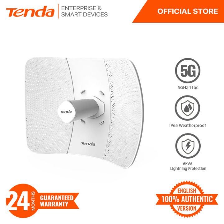 Tenda O8 Outdoor Point to Point CPE | 20KM | 5GHz 11ac Outdoor CPE ...