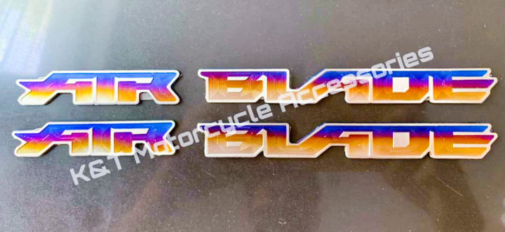 Original Honda Airblade Genuine Titanium Emblem | Lazada PH