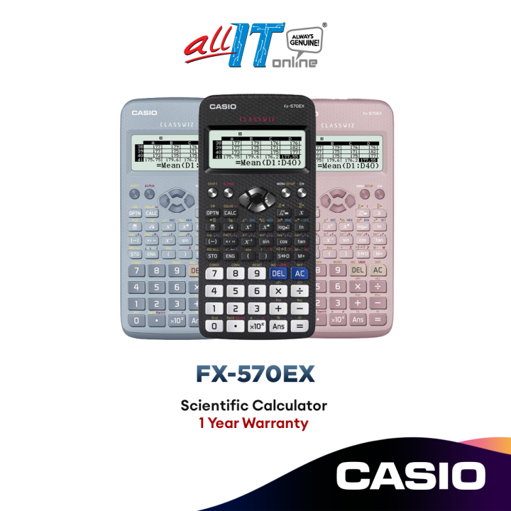 Casio FX-570EX Scientific Calculator | Casio FX-570MS | Casio FX-350MS ...