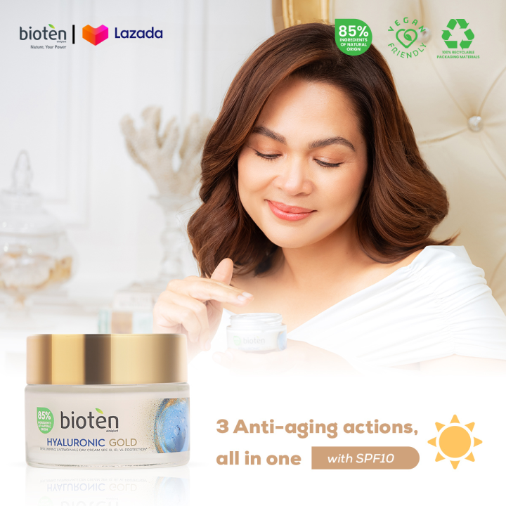 Bioten Hyaluronic Gold Day Cream SPF10 50ml | Lazada PH