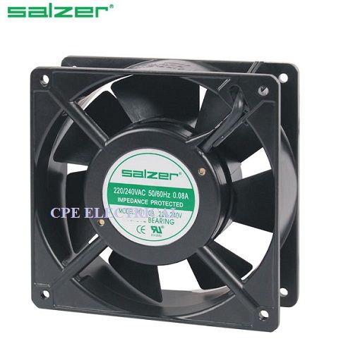 SALZER 4 Inch 120mm X 120mm X 38mm AC Axial Fan / Cooling Blower 240Vac | Lazada