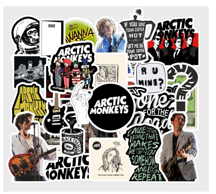 16/25pcs Arctic Monkeys Rock Band Sticker Pack | Lazada PH