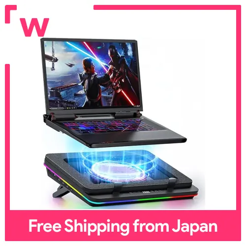 IETS GT600 RGB Laptop Cooling Pad Laptop Cooling Pad Giant Turbo Fan ...
