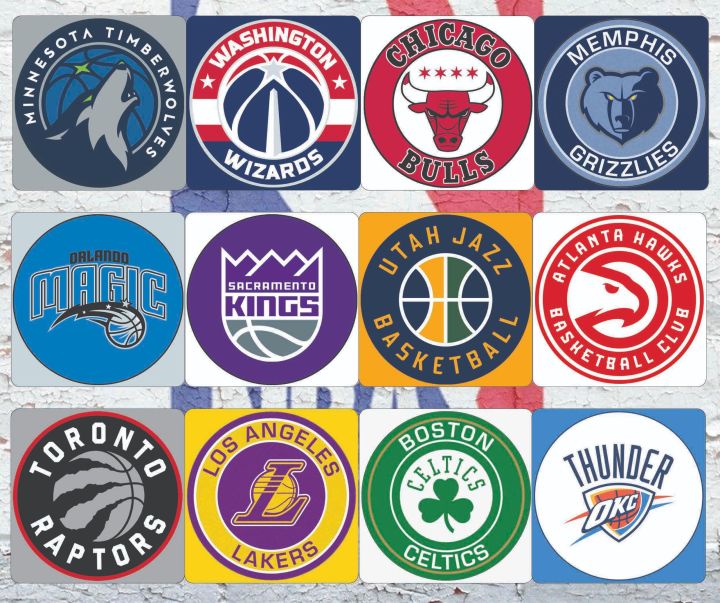 NBA team logo ref magnet 6.8cm x 6.8cm | Lazada PH