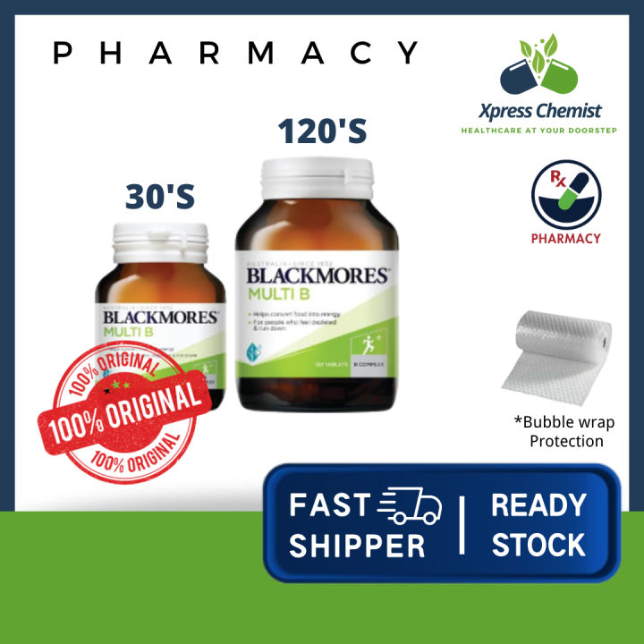 BLACKMORES MULTI B TAB 30'S | 120'S | Lazada