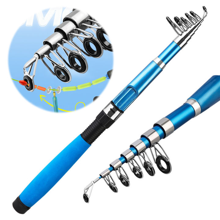 Telescopic Fishing Rod Ultralight Travel Fishing Rod Travel Surf Rod ...