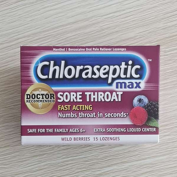 ♀Chloraseptic Max Strength Sore Throat Lozenges, Wild Berries | Lazada