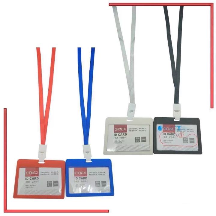 100% Original Original MIXX 1Pcs Plastic ID Card Holder With Lace ...