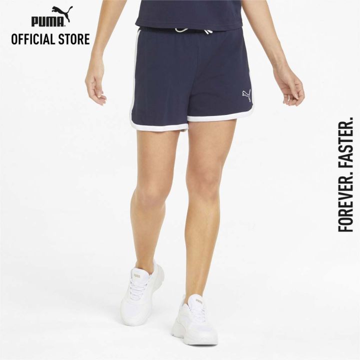 PUMA BASICS - กางเกงขาสั้นผู้หญิง Off Court สีกรม - APP - 67163706 ...