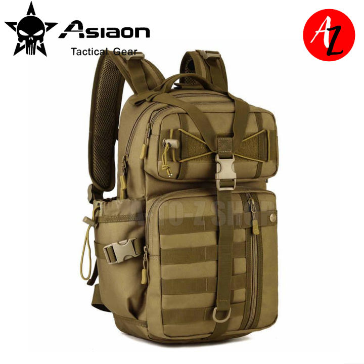 ASIAON A-006 30L Capacity Tactical Attack Backpack with MOLLE Hiking ...