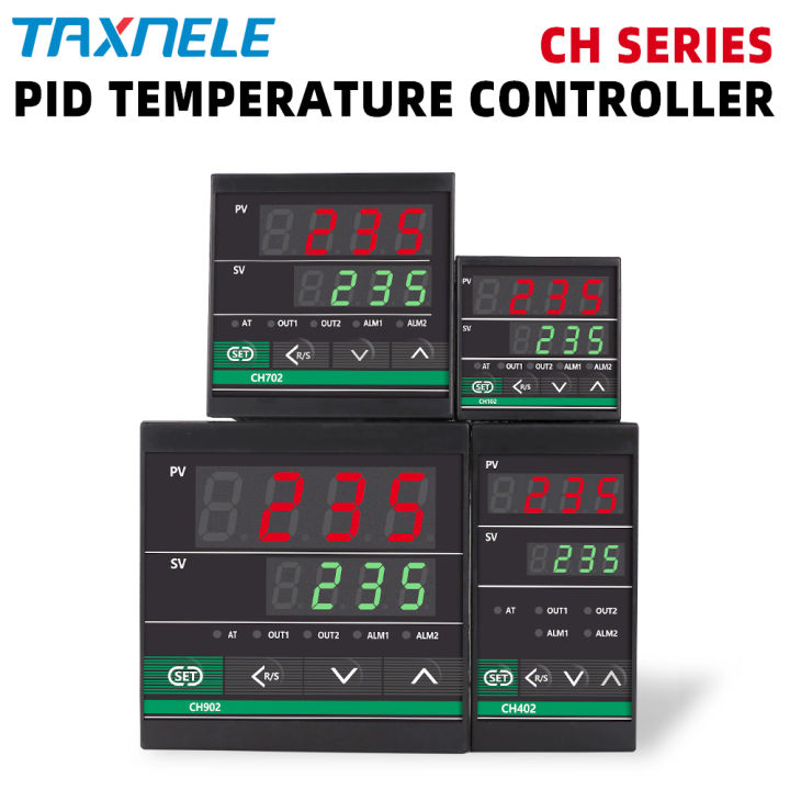 PID Thermostat Temperature Controller Regulator CH102 CH402 CH702 CH902 Dual Output Universal ...