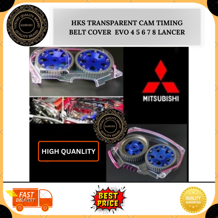 HKS TRANSPARENT CAM TIMING BELT COVER EVO 4 5 6 7 8 LANCER | Lazada