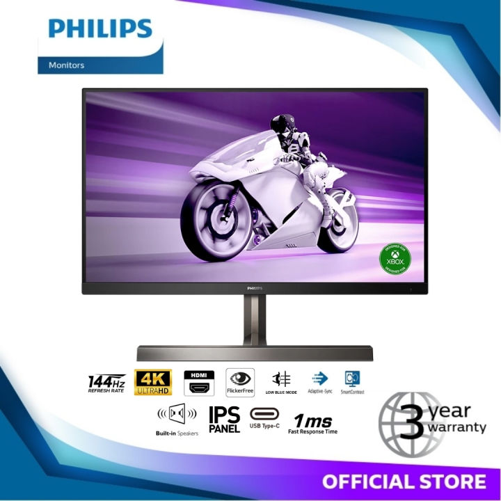 Philips 329M1RV 31.5'' IPS 144hz 4K HDR display w/ Ambiglow FreeSync ...