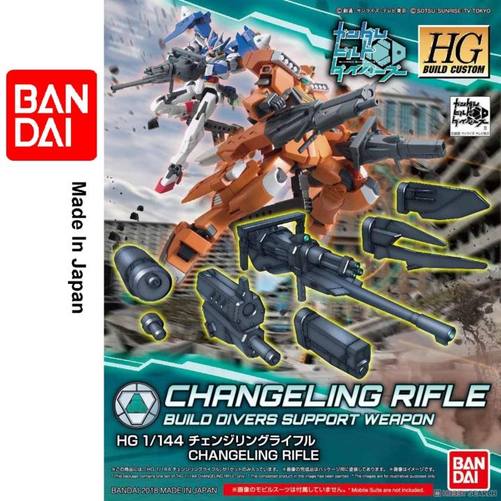 Bộ phụ kiện Gundam Bandai 1/144 HGBC 035 ChangelingRifle hỗ trợ lắp ráp mô hình Gundam HGBD ...