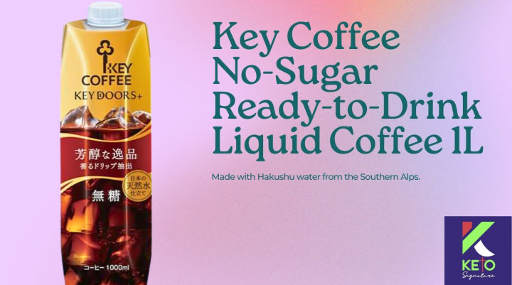 Key Coffee No-Sugar Ready-to-Drink Liquid Coffee 1L | Lazada PH