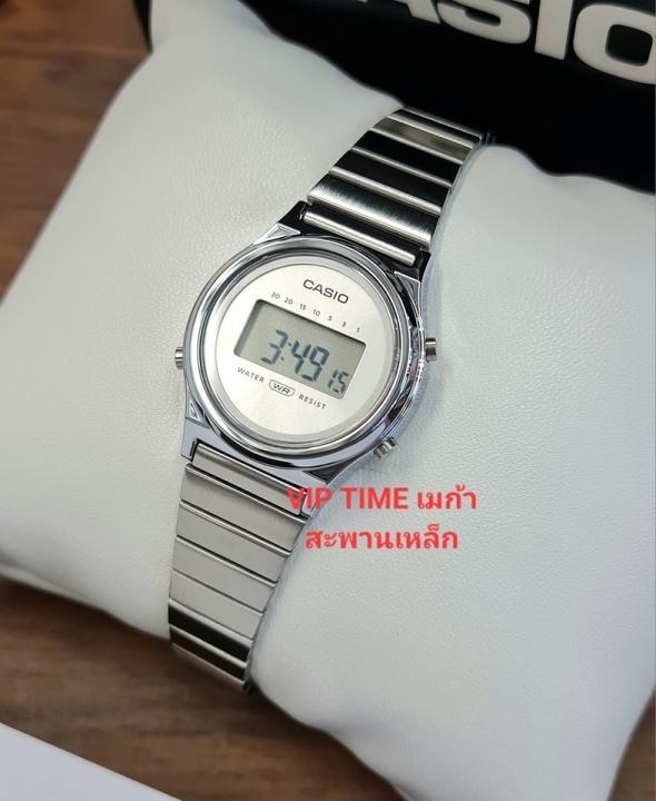นาฬิกาผู้หญิง CASIO DIGITAL LA700 รุ่น LA700WE-7A | Lazada.co.th
