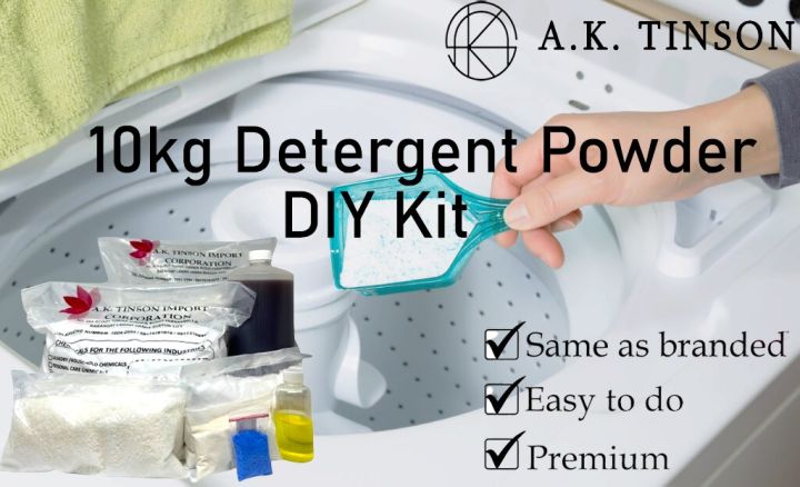 DETERGENT POWDER DIY KIT - 10KG | Lazada PH
