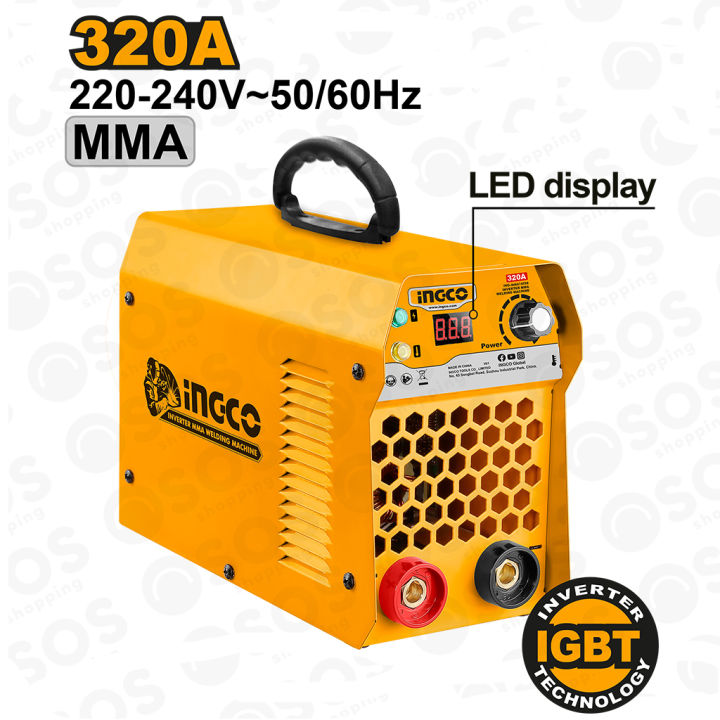 INGCO Portable Welding Machine Inverter IGBT ARC MMA ING-SS [FREE ...